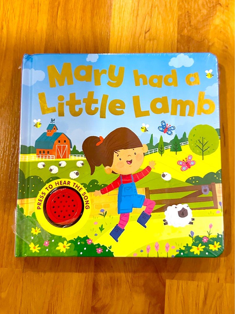 [Sound Book] Mary had a Little Lamb Board Book, Hobbies & Toys, Books ...