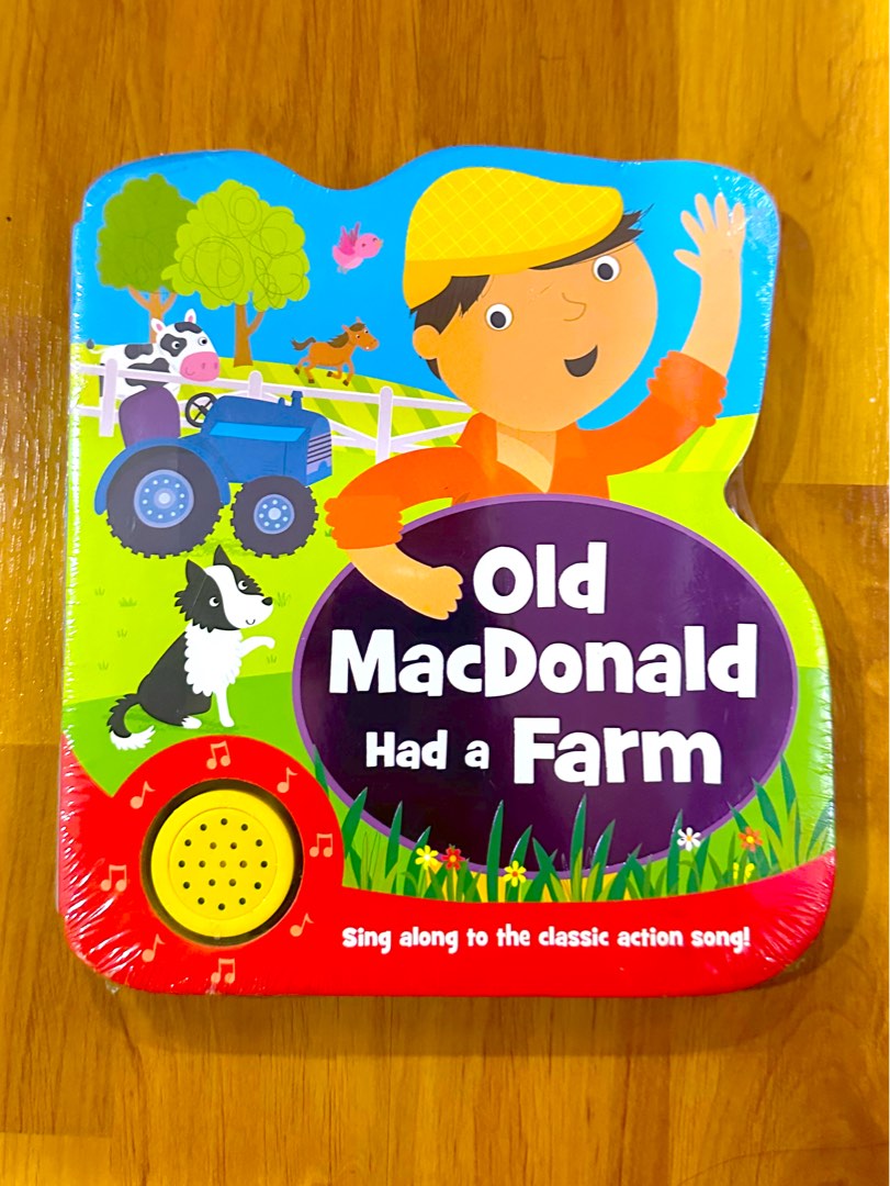 [Sound Book] Old MacDonald Had A Farm Board Book, Babies & Kids, Infant ...