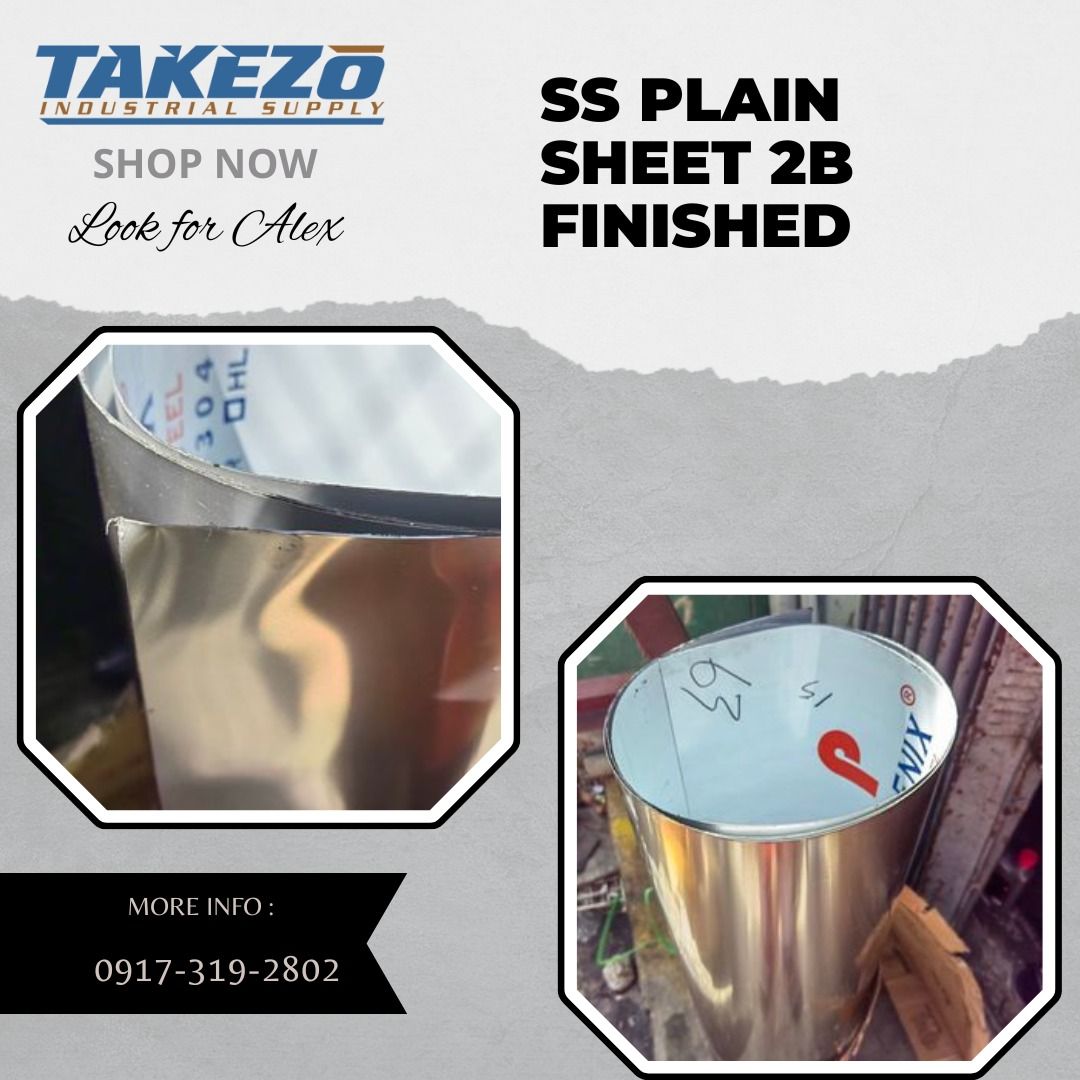 SS plain sheet 2b finished, Commercial & Industrial, Construction Tools ...