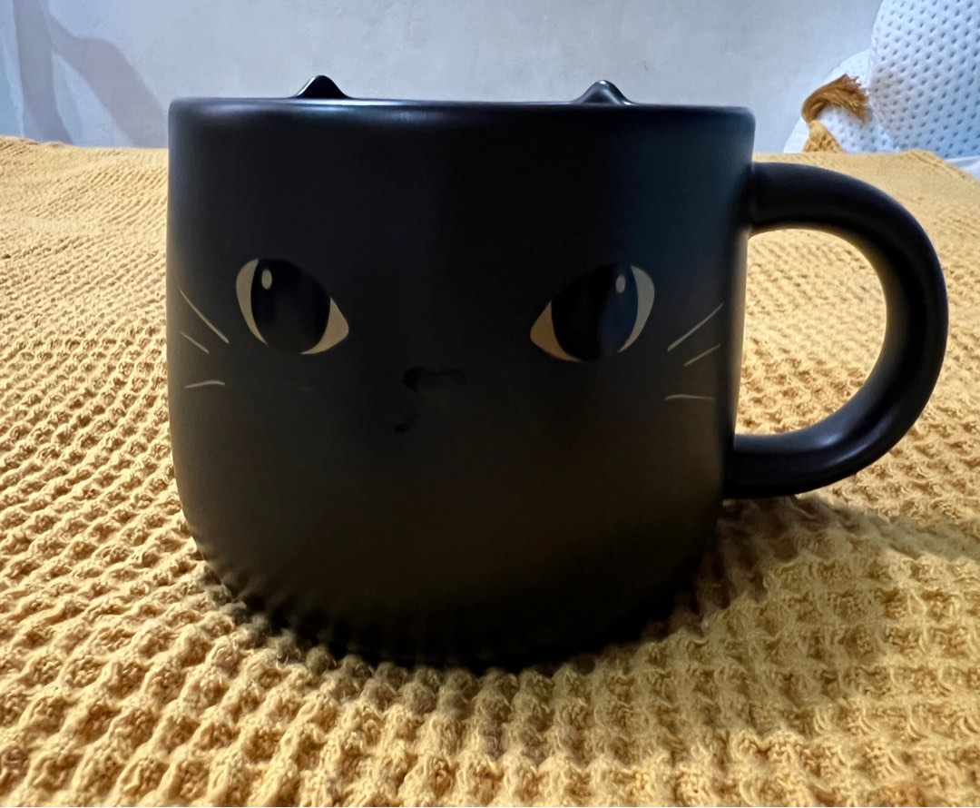 Starbucks Black Cat Mug - Original, Furniture & Home Living ...