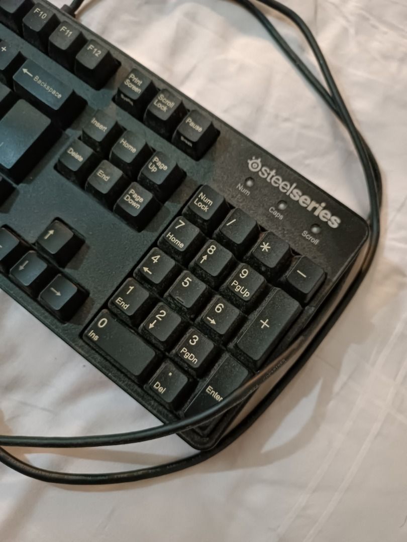 Steelseries 6GV2 Black Switch Mechanical Keyboard, Computers & Tech, Parts & Accessories ...