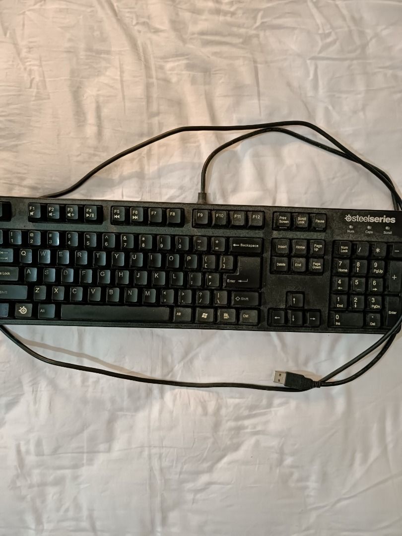 Steelseries 6GV2 Black Switch Mechanical Keyboard, Computers & Tech, Parts & Accessories ...