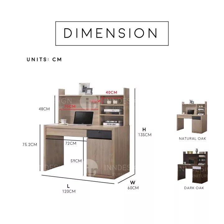 study table ready stock fully assembled, Furniture & Home Living ...