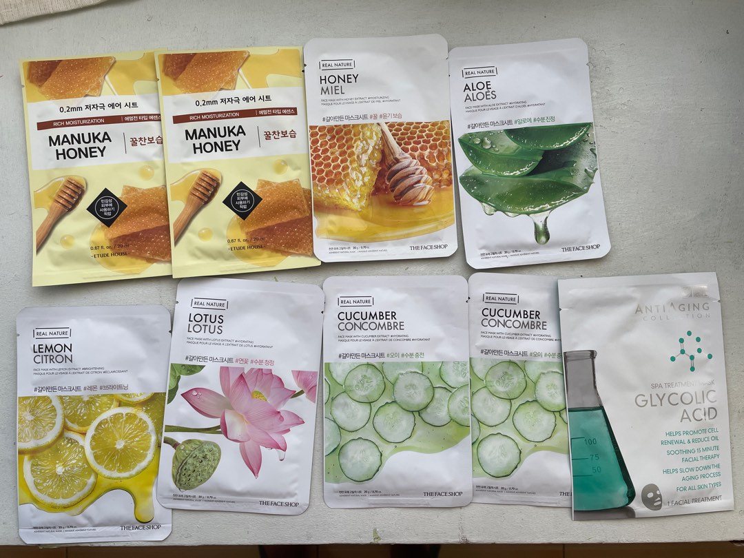 TAKE ALL Assorted face masks, Beauty & Personal Care, Face, Face Care ...