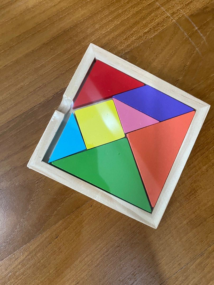 Tangram Puzzle, Hobbies & Toys, Toys & Games on Carousell
