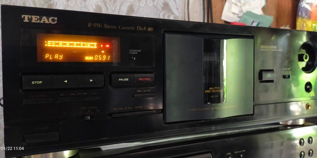 Tapedeck TEAC R550 autoreverse (100v), TV & Home Appliances, Other Home ...
