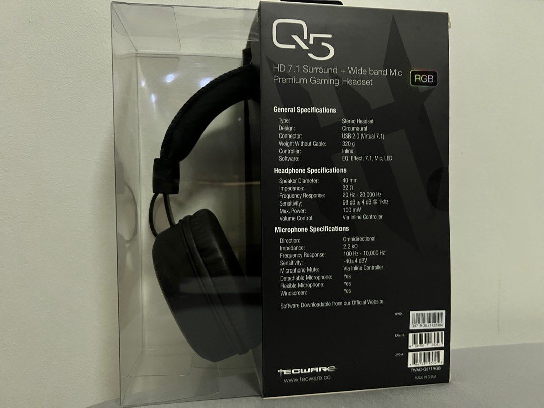 Tecware Q5 Headset, Audio, Headphones & Headsets on Carousell