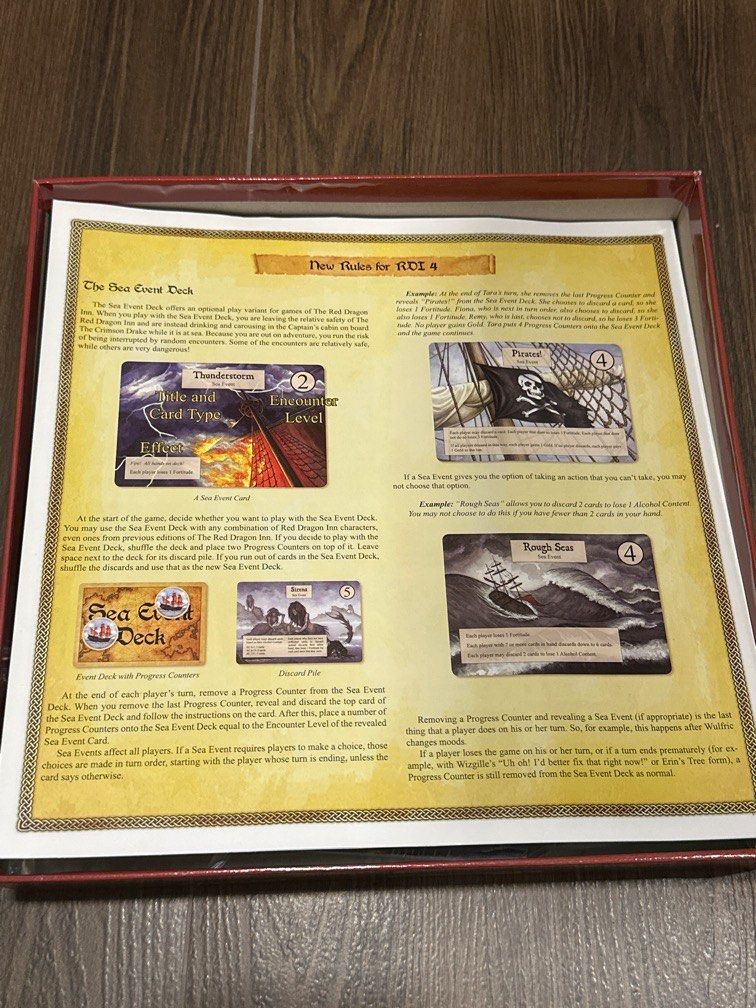 The Red Dragon Inn 4 Board Game, Hobbies & Toys, Toys & Games on Carousell