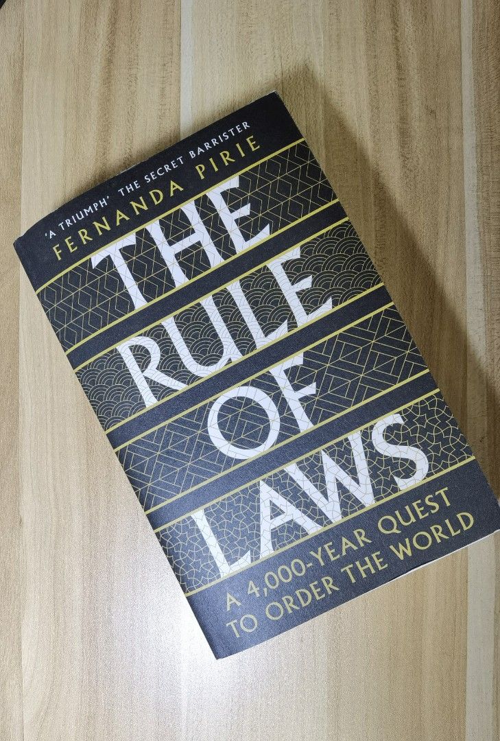 The Rule of Laws : A 4000-year Quest to Order the World (author) Fernanda Pirie, Hobbies & Toys ...