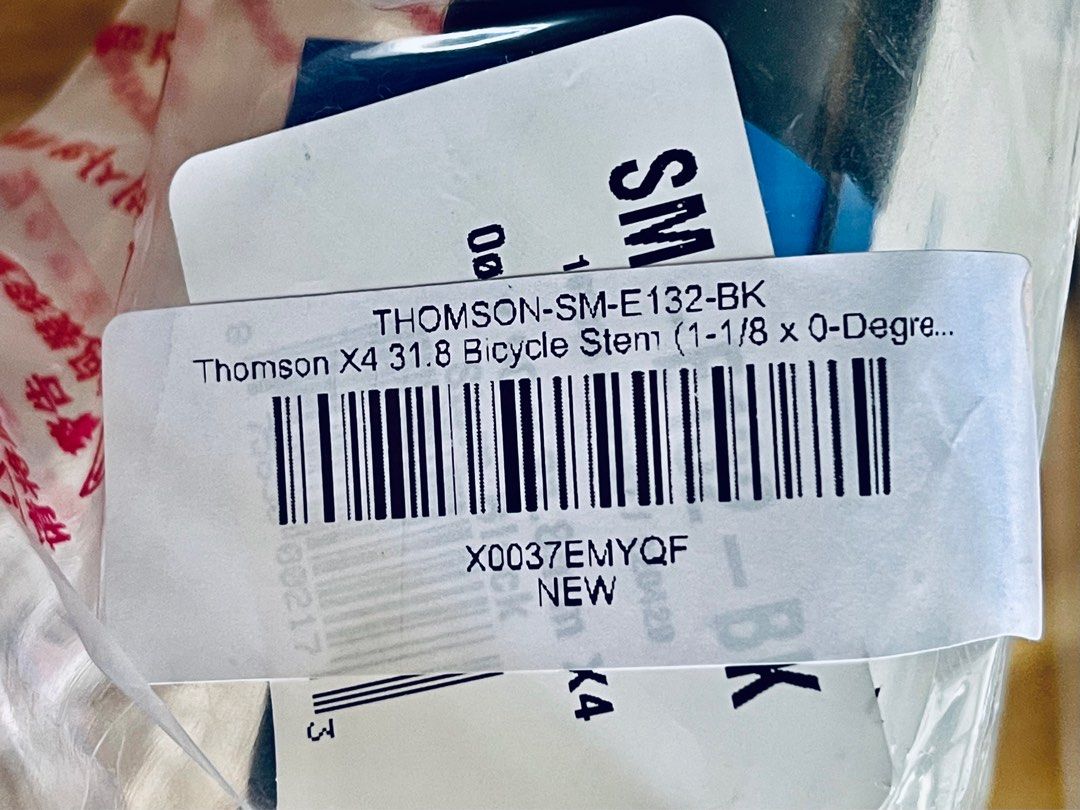 Thomson Elite X4 31.8, 0 degree, 90mm stem, Sports Equipment, Bicycles & Parts, Parts ...