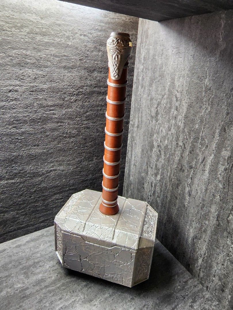 Thor Hammer Mjolnir 3D Print, Hobbies & Toys, Toys & Games on Carousell