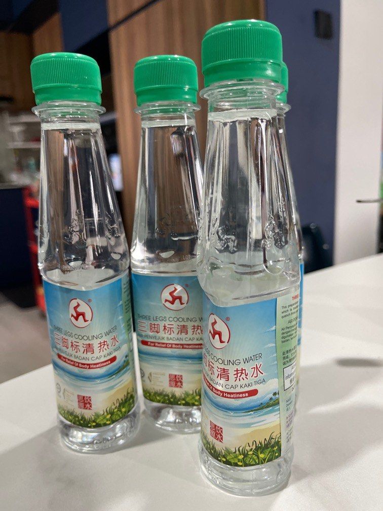 Three legs cooling water, Food & Drinks, Beverages on Carousell