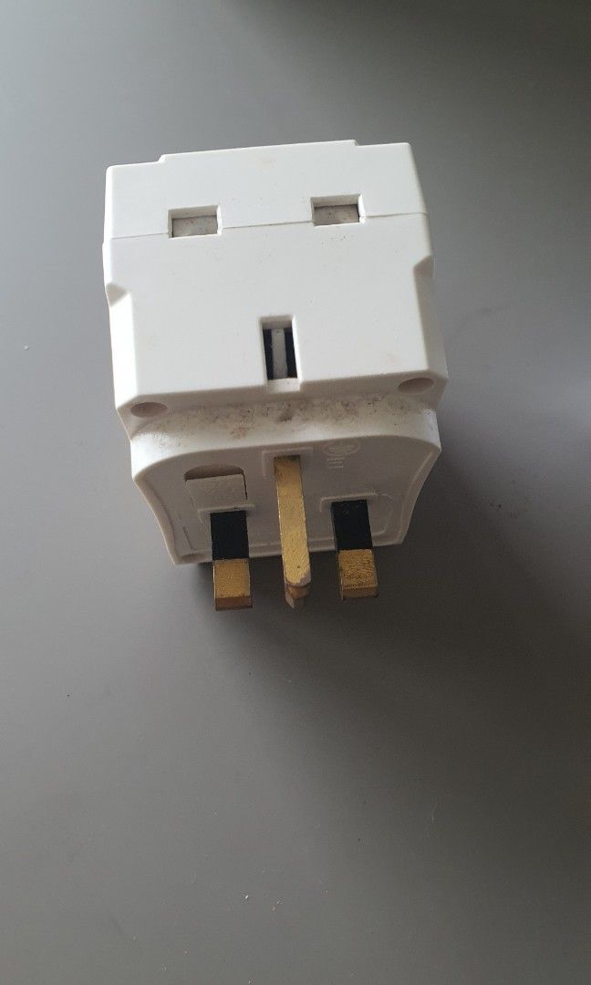 Three way plug adapter with 13A fuse, TV & Home Appliances, Electrical ...