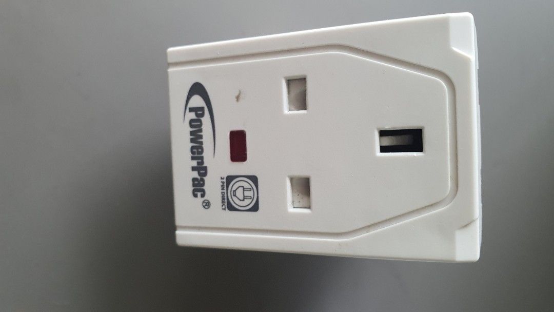 Three way plug adapter with 13A fuse, TV & Home Appliances, Electrical ...