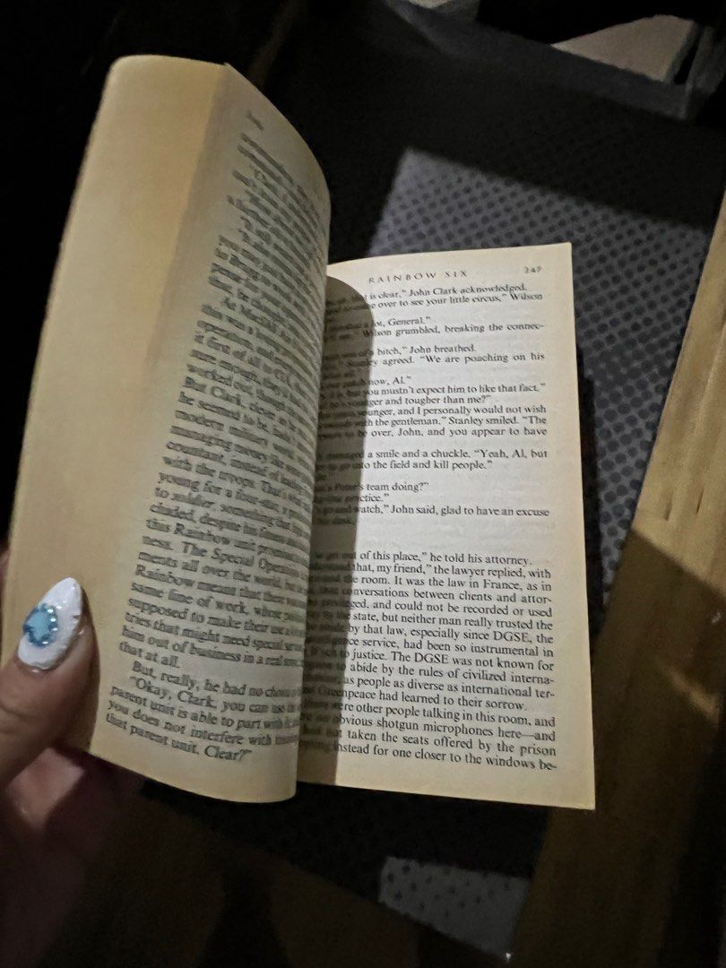 Tom Clancy Rainbow Six, Hobbies & Toys, Books & Magazines, Fiction ...