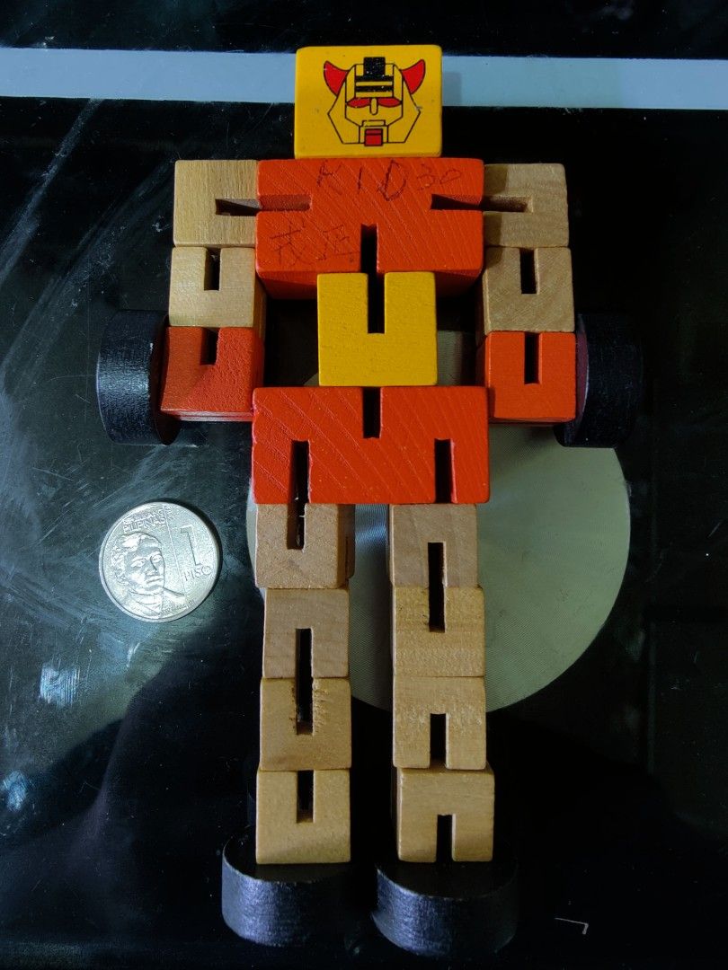 Transformer Wooden Robot, Hobbies & Toys, Toys & Games on Carousell