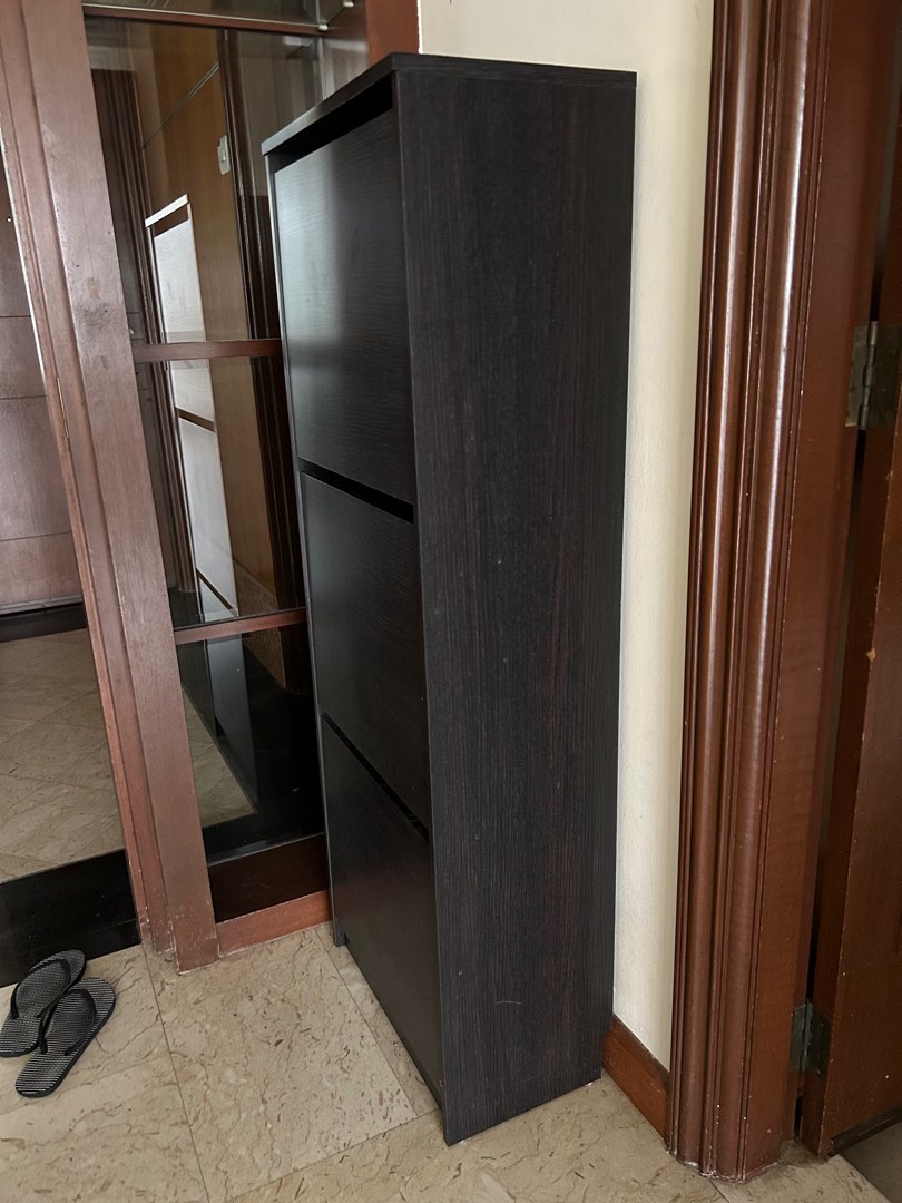 Used shoe cabinet, Furniture & Home Living, Furniture, Shelves ...