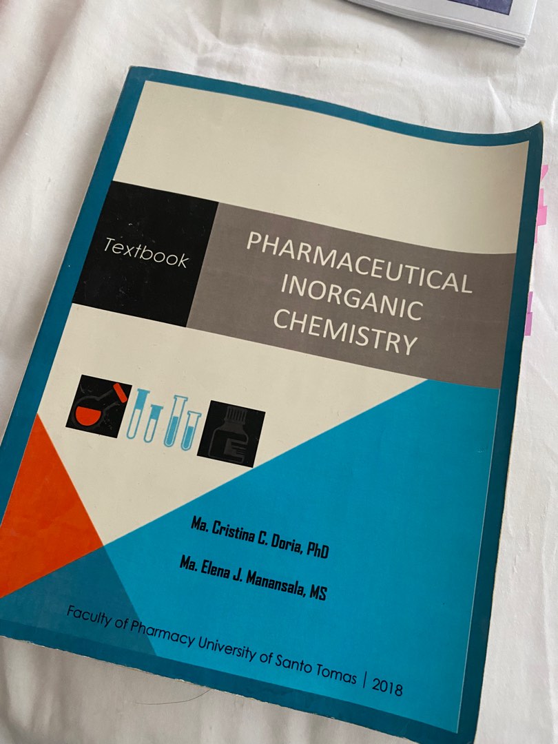 UST Pharmaceutical Inorganic Chemistry Book, Hobbies & Toys, Books ...