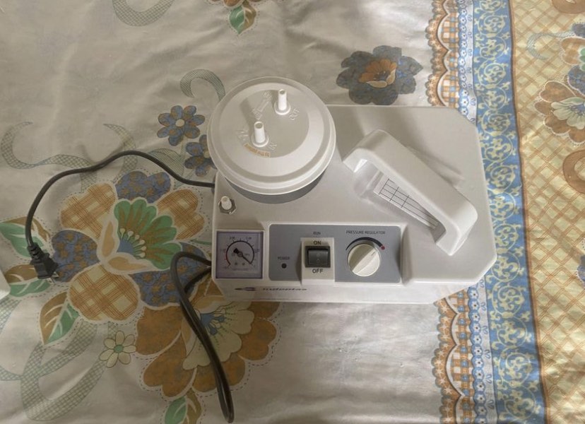 Vacu-care portable home care suction machine (ideal for phlegm removal ...