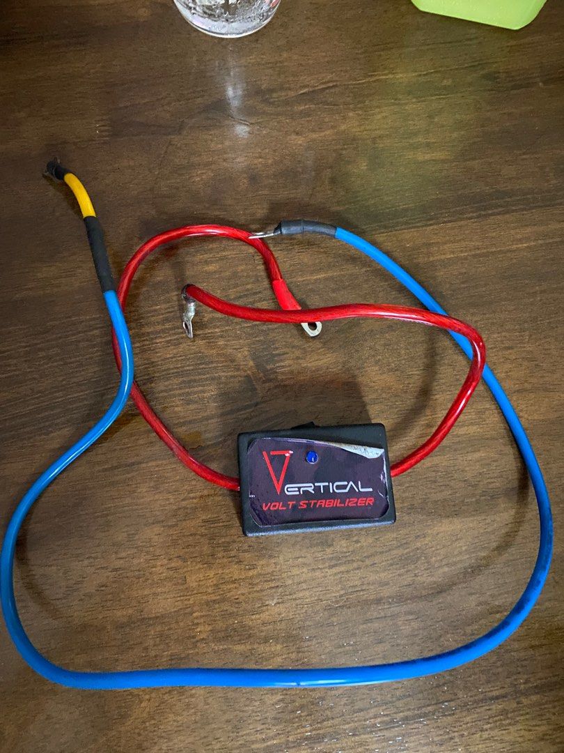 Vertical Volt Stabilizer with grounding cable, Motorcycles, Motorcycle ...