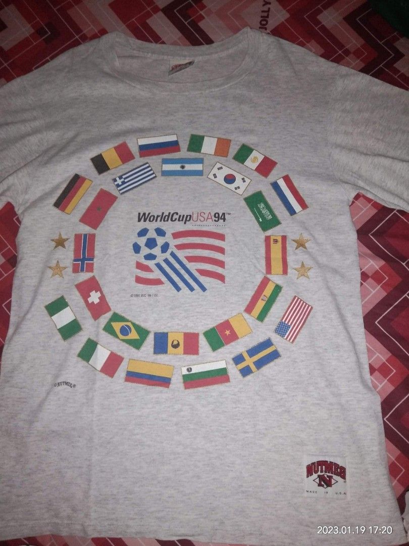 Vintage fifa world cup shirt, Men's Fashion, Tops & Sets, Tshirts & Polo Shirts on Carousell