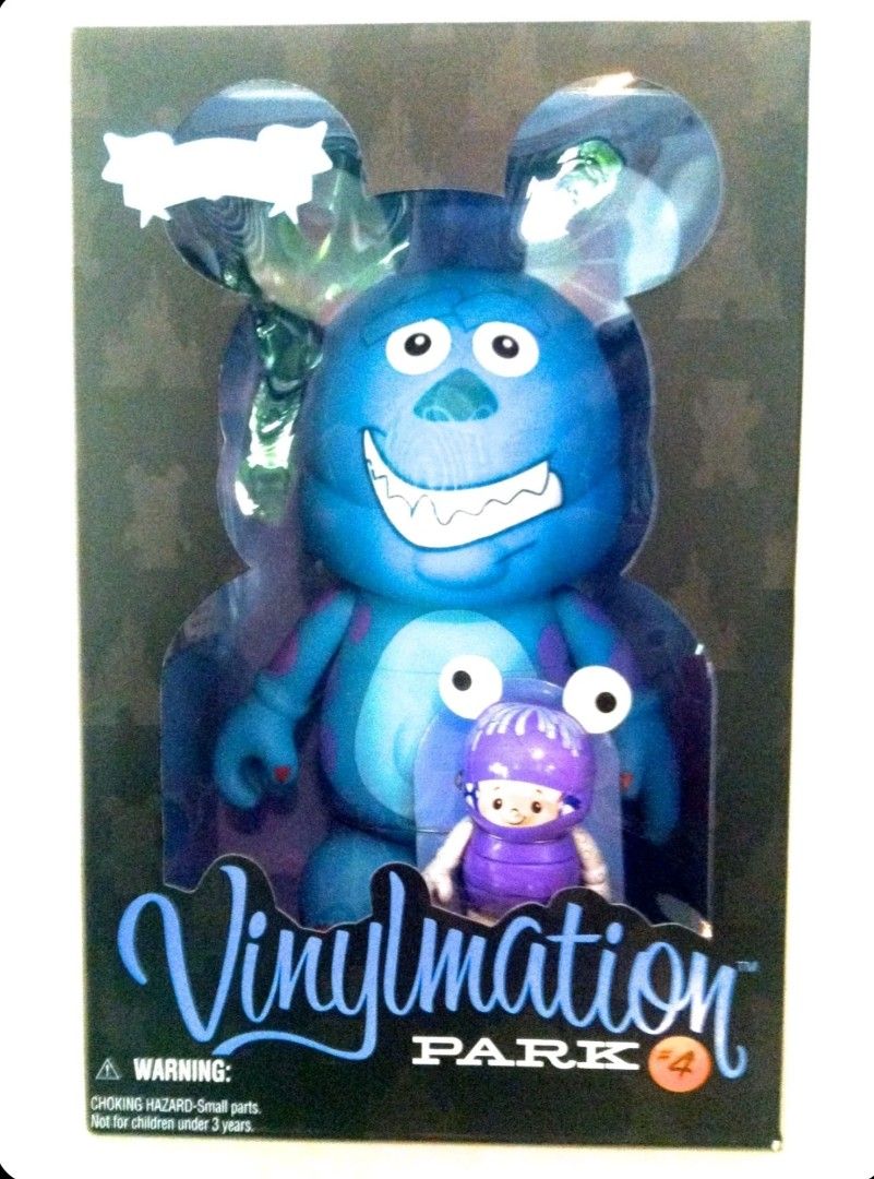 Vinylmation Monsters Inc Sulley 9 inch and Boo Park Series 4, Hobbies ...