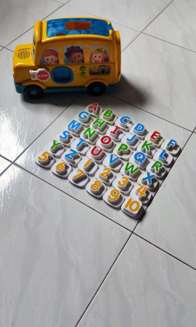Vtech ABC phonics bus (educational toy), Hobbies & Toys, Toys & Games ...