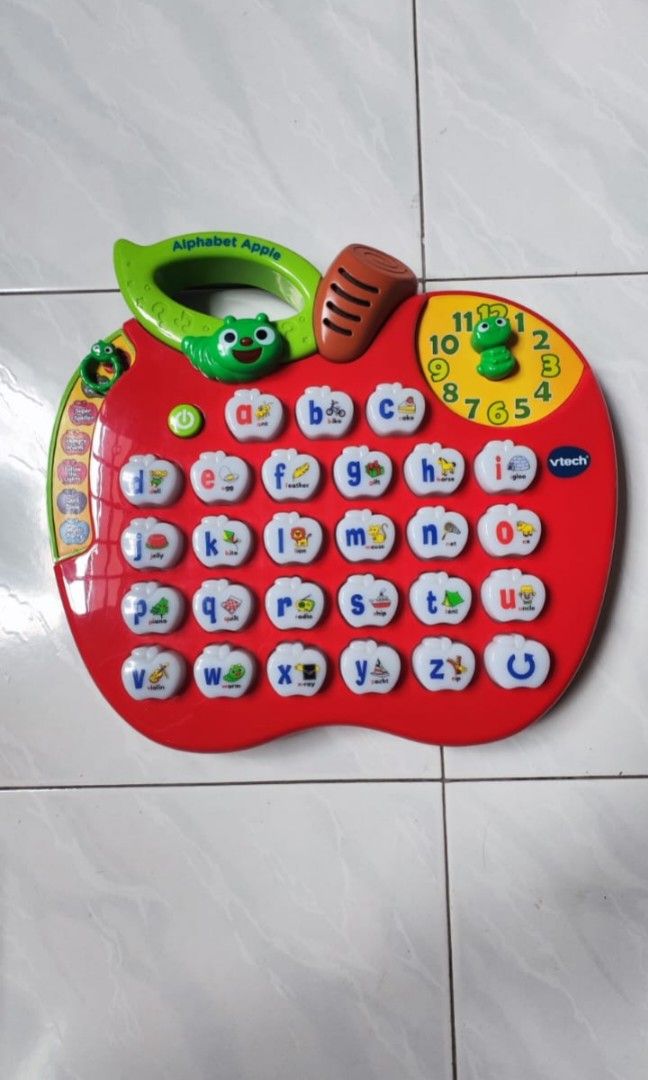 Vtech alphabet apple (educational toy), Hobbies & Toys, Toys & Games on ...