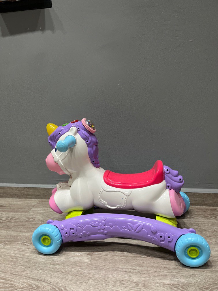 Vtech rock and ride unicorn, Babies & Kids, Infant Playtime on Carousell