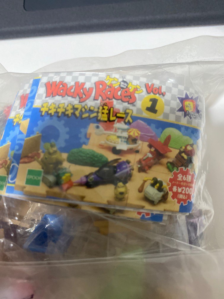 Wacky races mini figure retro epoch rare official authentic sealed full ...