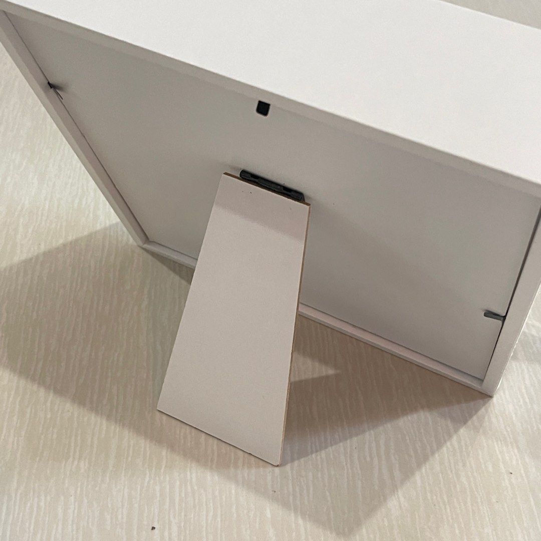 White 20x20cm shadow flower memory collection box diy gift frame ...