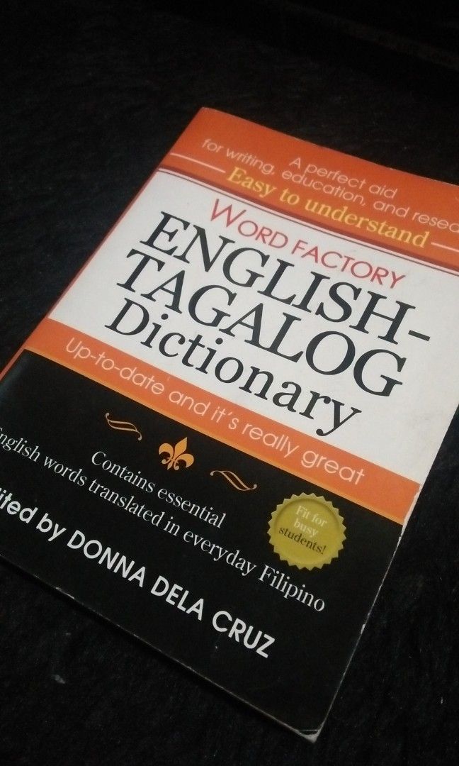 Word Factory English-Tagalog Dictionary, Hobbies & Toys, Books ...