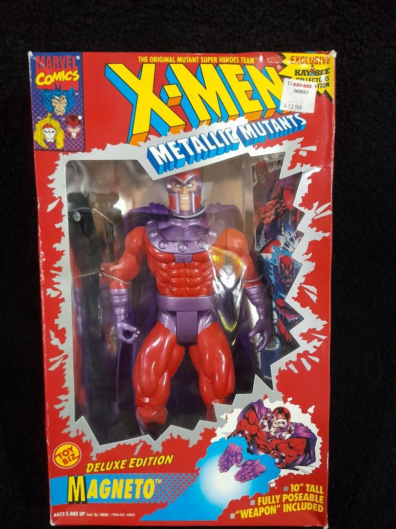 X-men Metallic Mutants Delux Edition Magneto Toy Biz 1994. Marvel ...