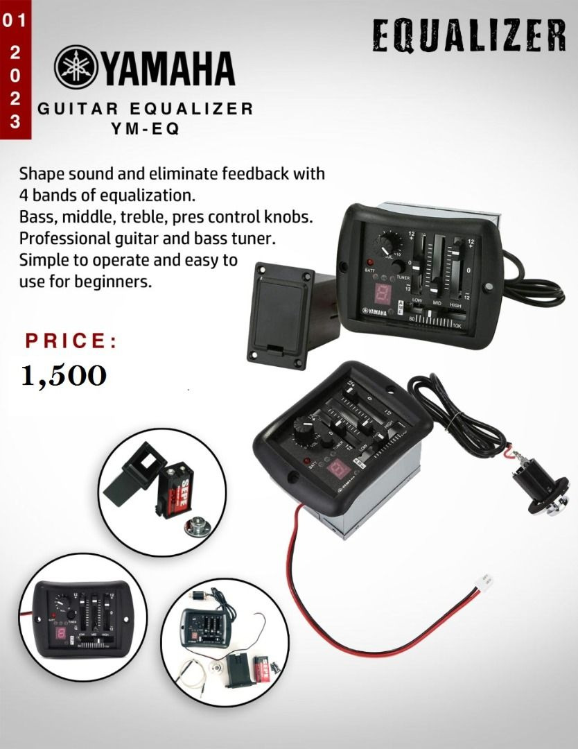 Yamaha Guitar Equalizer ( YM-EQ ), Hobbies & Toys, Music & Media, Music ...