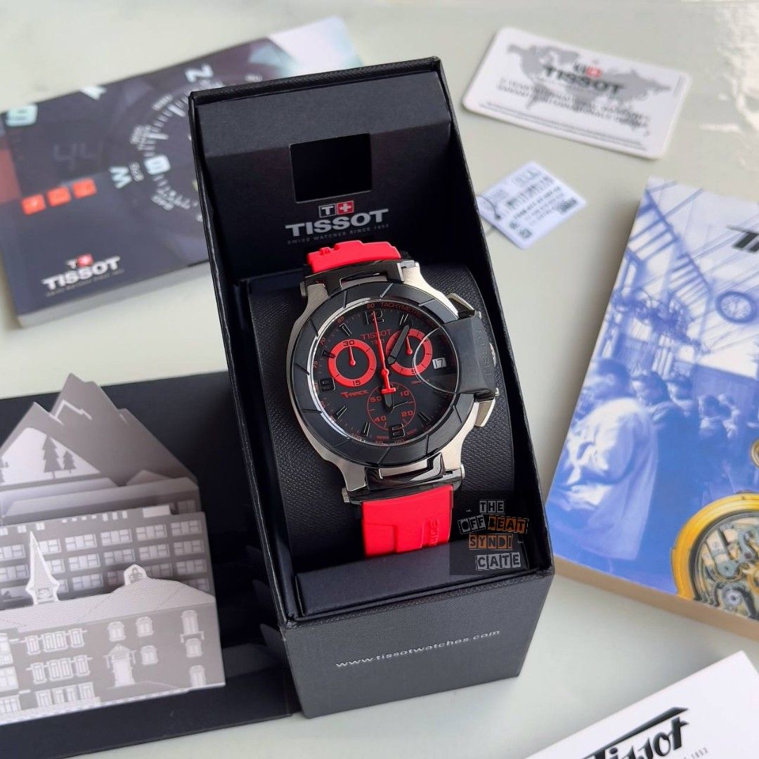 100% Original Tissot T-Race Chronograph Men's Watch T048.417.27.057.02 ...