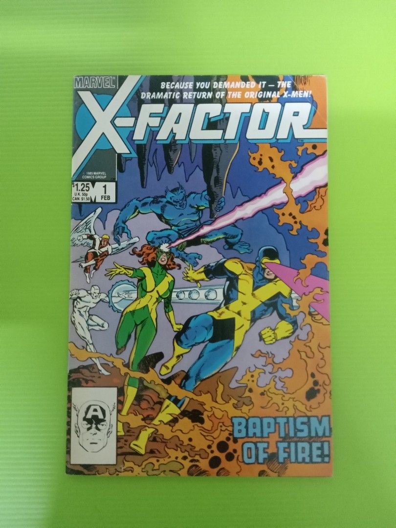 1st team app X-Factor ( Cyclops, Jean Grey, Beast, Iceman, Angel ) X ...