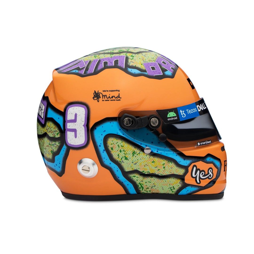 2022 Daniel Ricciardo 1:2 Scale Mini Helmet, Hobbies & Toys ...