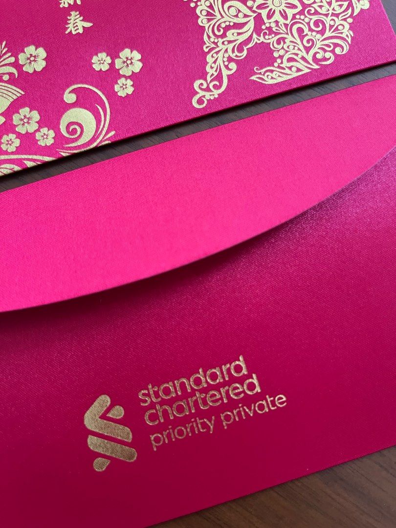 2023 Standard Chartered Priority Private (MY) red packet/ Angpao/ Angpow, Hobbies & Toys ...