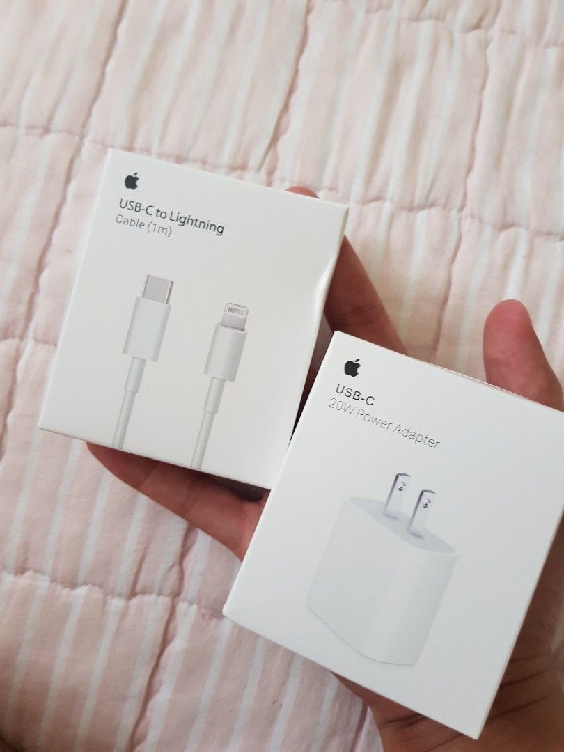 20w Type C Power Adapter and Type C to Lightning Cable Original! Usb to ...
