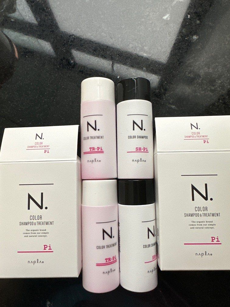 2 sets trial size Napla Color Shampoo & Treatment Pi, Beauty & Personal Care, Hair on Carousell
