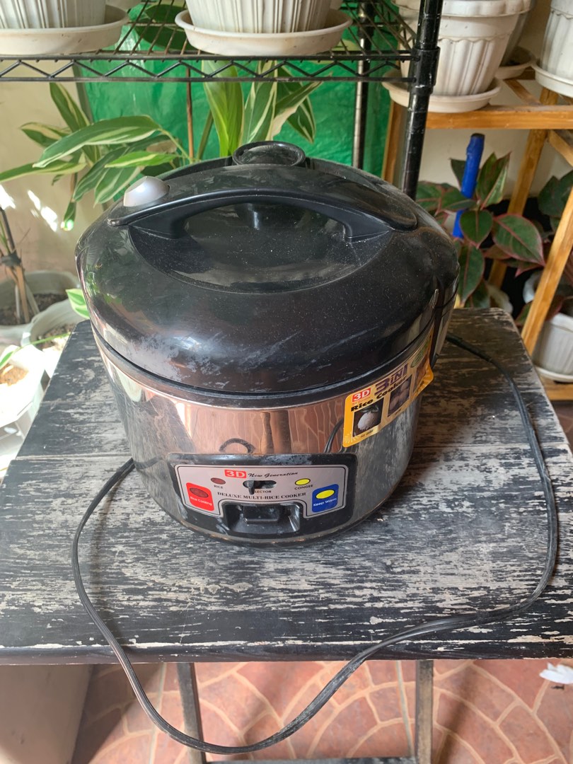 3D New Generation Black 3-in-1 Multi-Rice Cooker, TV & Home Appliances ...