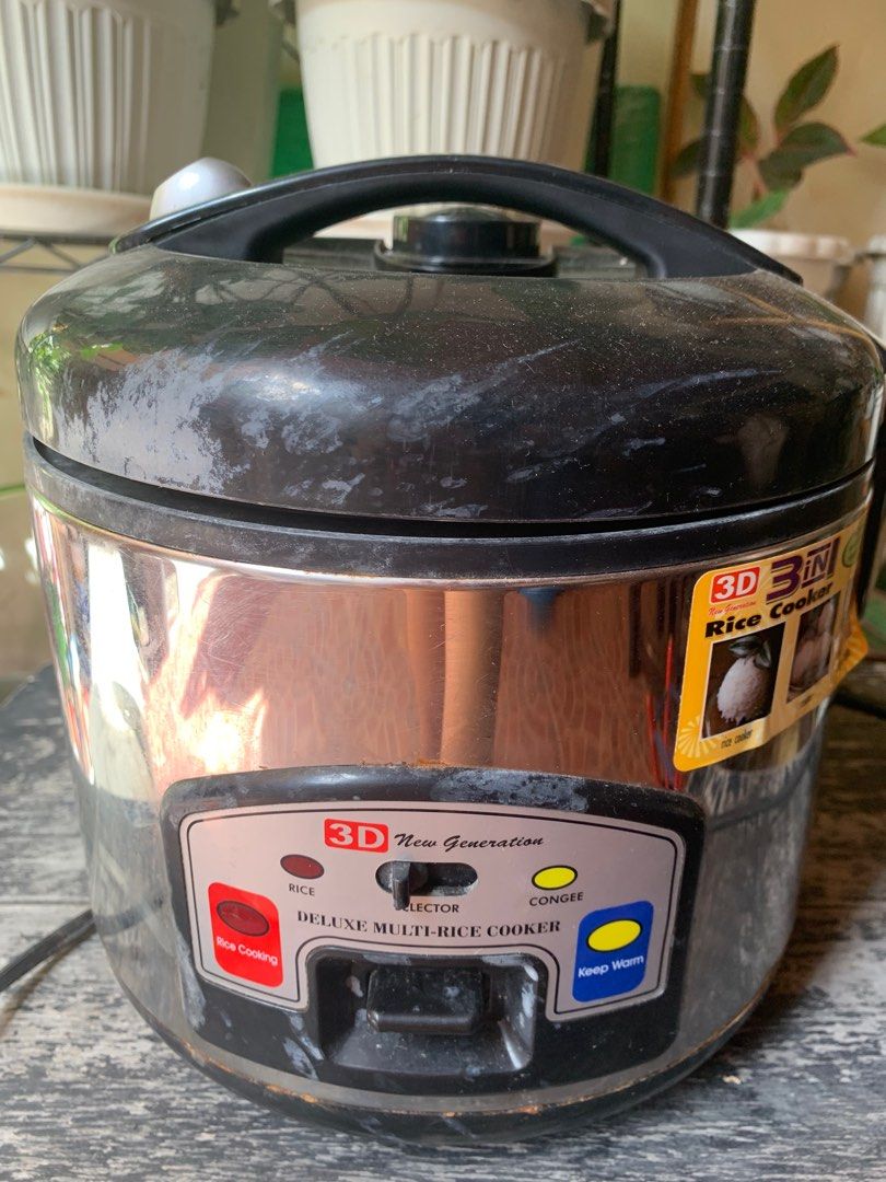 3D New Generation Black 3-in-1 Multi-Rice Cooker, TV & Home Appliances ...