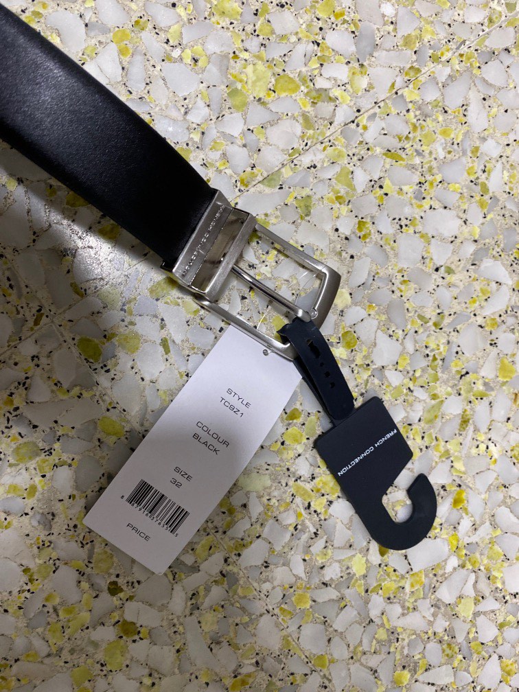 #42 FCUK Black Belt (32 In) BNWT, Men's Fashion, Watches & Accessories ...