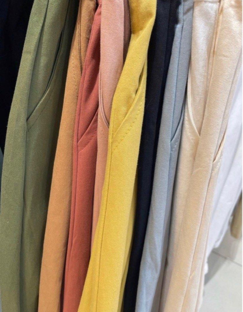 [7 COLORS] Stylenanda Aline Wide Leg Berms / Capri Culotte Pants, Women ...