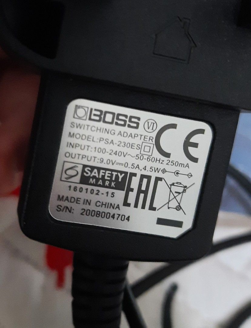 AC Adapter (BOSS), Computers & Tech, Parts & Accessories, Cables & Adaptors on Carousell