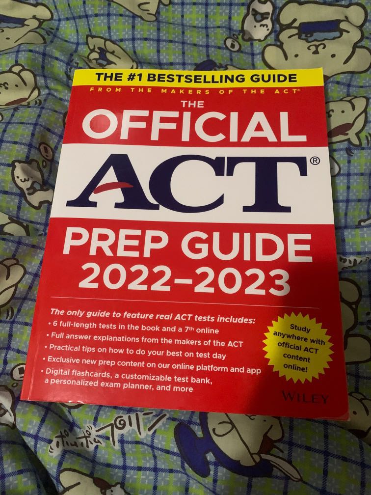 ACT 2022-2023 Prep Guide 7 Full-length Practice Tests Brand New, 興趣及遊戲 ...