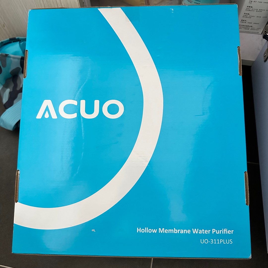 全新ACUO 桌上型中空絲膜抑菌淨水器濾水器 Acuo Hollow Membrane Water Purifier UO-311PLUS ...