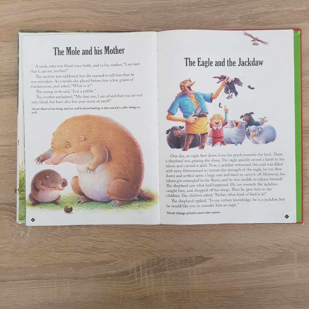 Aesop Fables Animal tales book, Hobbies & Toys, Books & Magazines ...