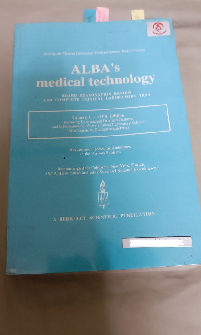 ALBA's Medical Technology Reviewer (2 Volumes), Hobbies & Toys, Books ...
