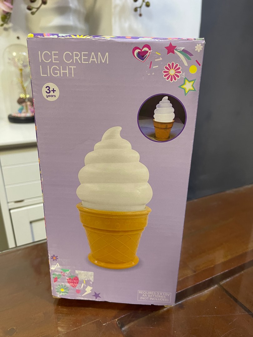 Ice Cream Light by Kmart Php 350 **batteries included, Babies & Kids ...
